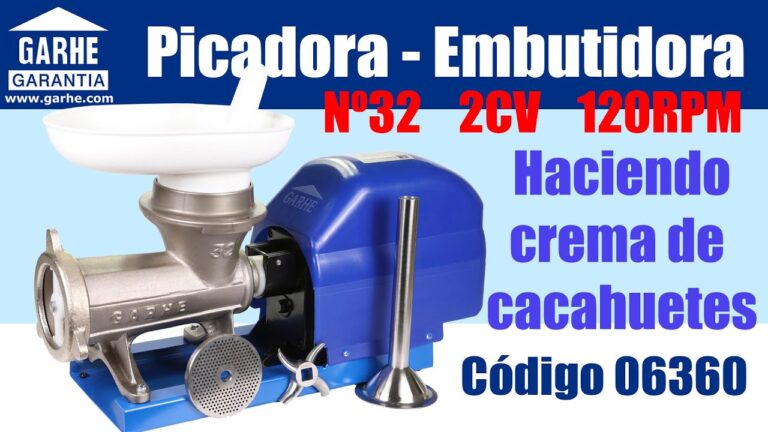 Descubre la mejor máquina para picar carne Garhe: ¡Rápida, eficiente y ...